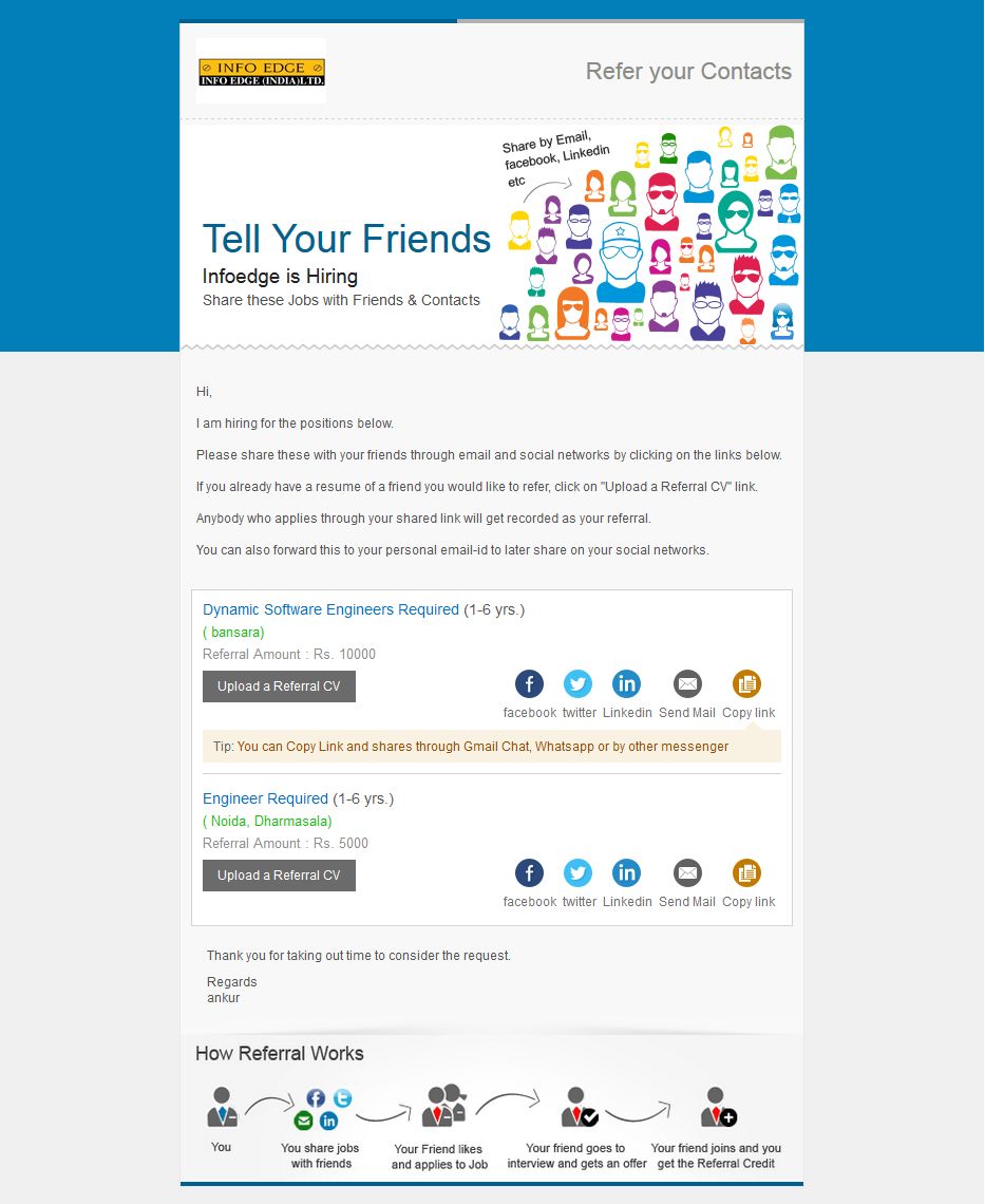 Preview Our Best Used Referral IJP Email Templates Recruiter Zone