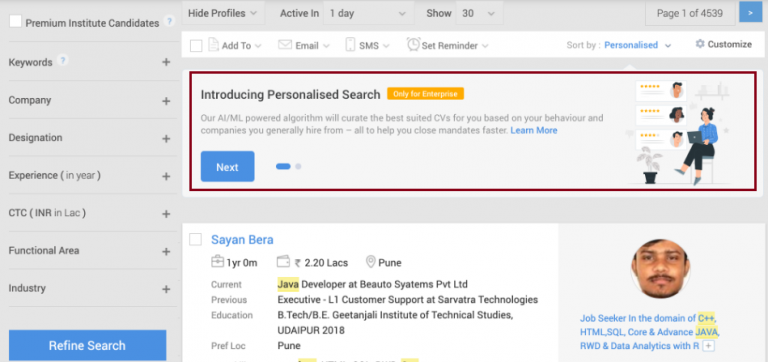 Introducing Resdex Enterprise | Recruiter Zone